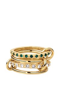 Elli STAPELLOOK MIT KRISTALLEN VON SWAROVSKI - Ring - gold-coloured ...