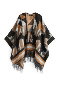 Next Poncho - brown black/negro - Zalando.es