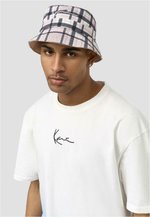 Karl Kani SIGNTAURE CHECK REVERSIBLE BUCKET - Bonnet - sand/beige ...