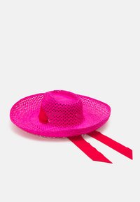 Sensi Studio OPEN WEAVE AGUACATE EXTRA LONG BRIM HAT - Hut - fuxia/red ...