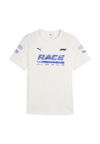 Puma GRAPHIC RINGER TEE - Print T-shirt - white - Zalando