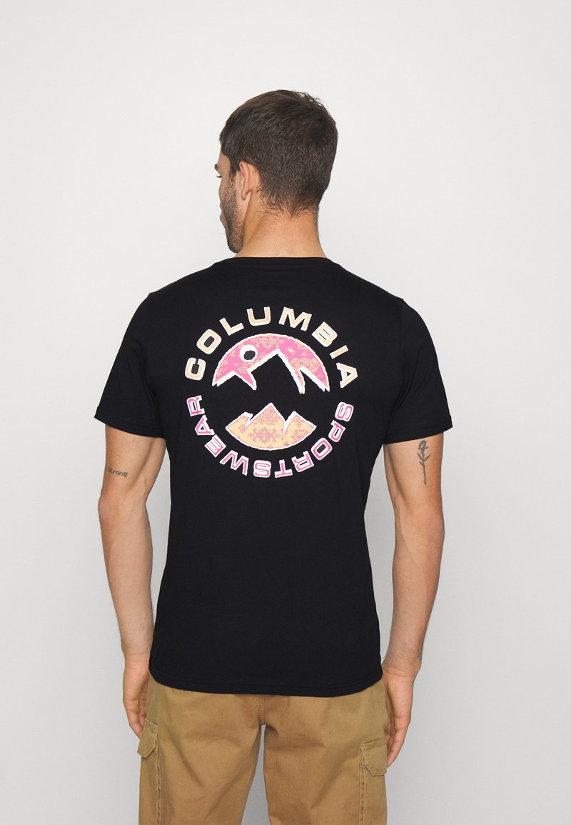 Columbia RAPID RIDGE™ BACK GRAPHIC TEE - T-shirt imprimé - black ...