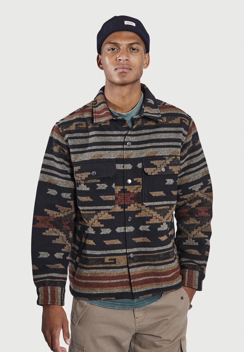 Redefined Rebel AMAR - Leichte Jacke - black aztec/schwarz - Zalando.de