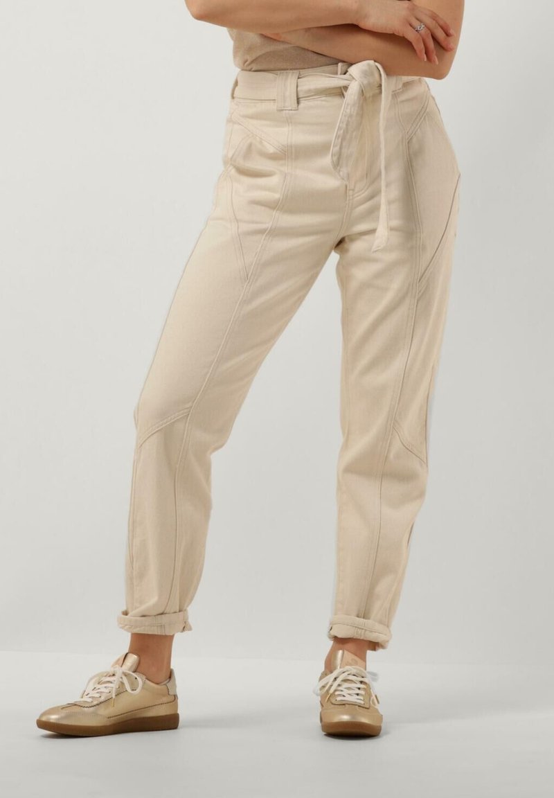 Minus Stoffhose - creme/sand - Zalando.de