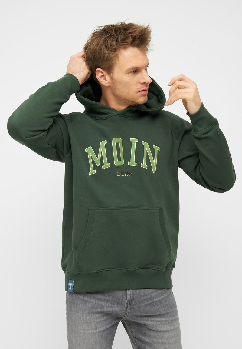 Derbe MOIN - Jersey con capucha - kombu green/verde - Zalando.es