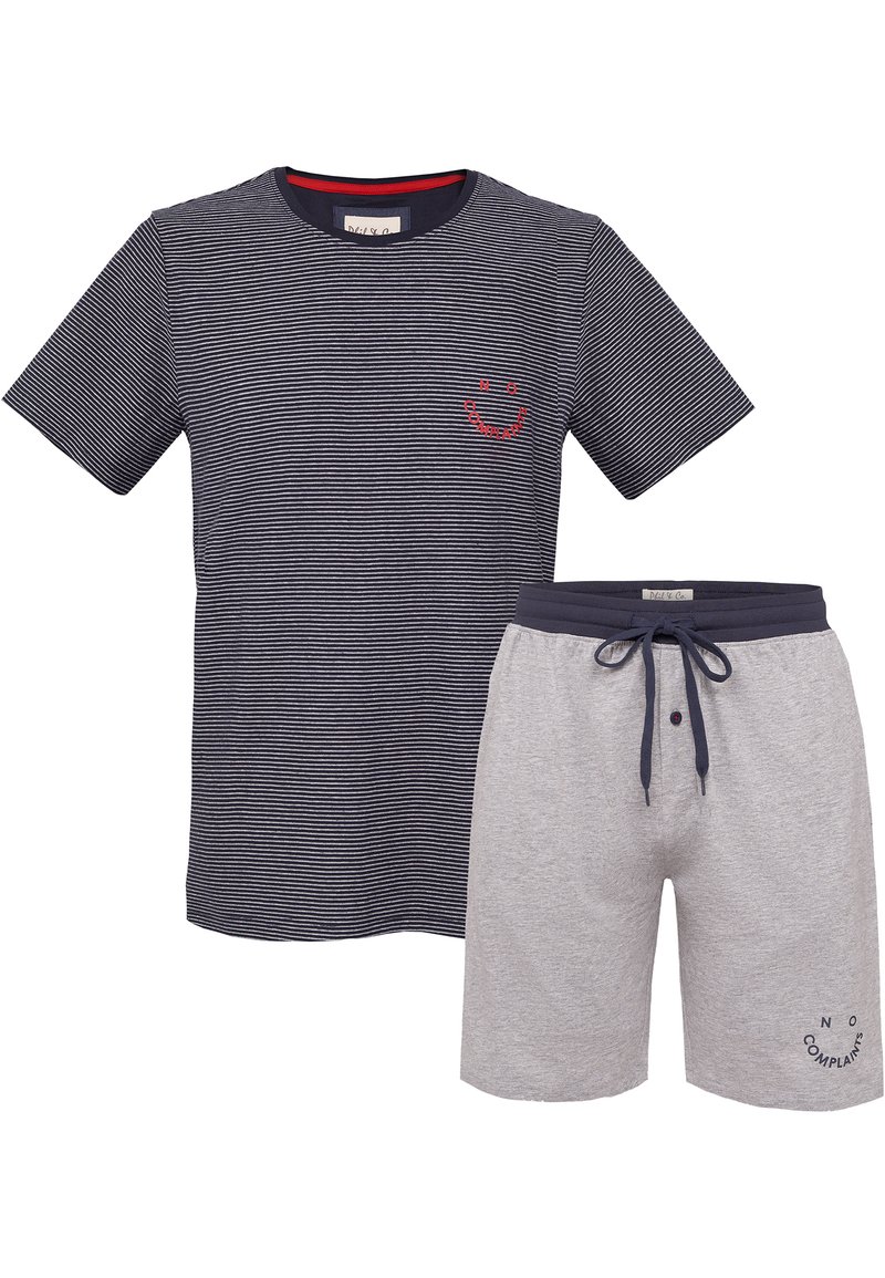Phil & Co. Berlin 1-PACK SET - Pyjama set - streifen/black denim - Zalando