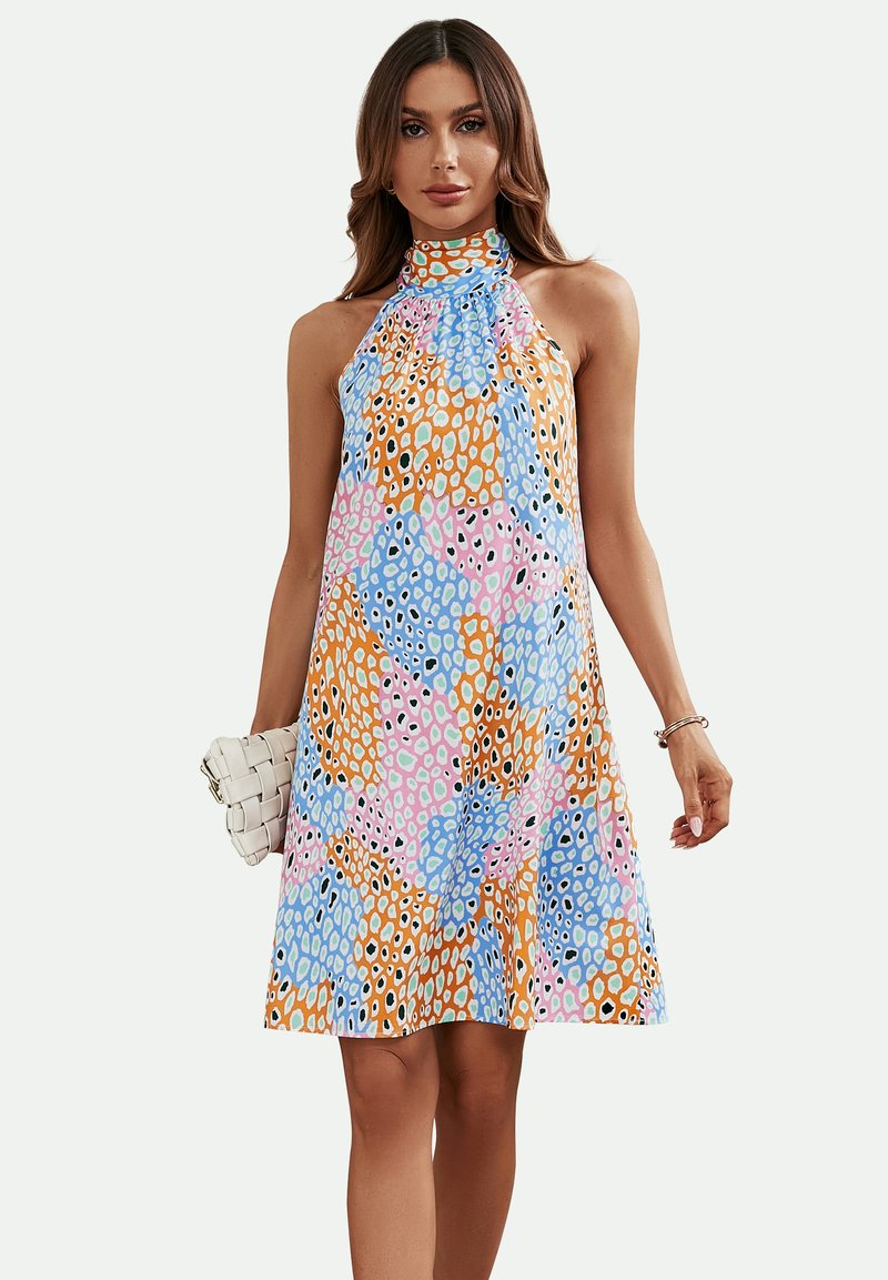 FS Collection Sukienka letnia/wielokolorowy - Zalando.pl
