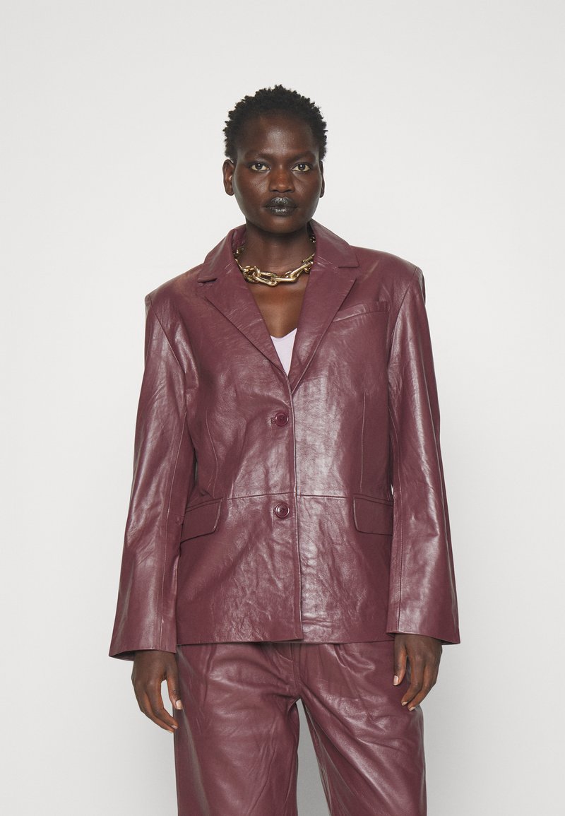 2nd Day JANELLE - Blazer - decadent chocolate/dark purple - Zalando.ie