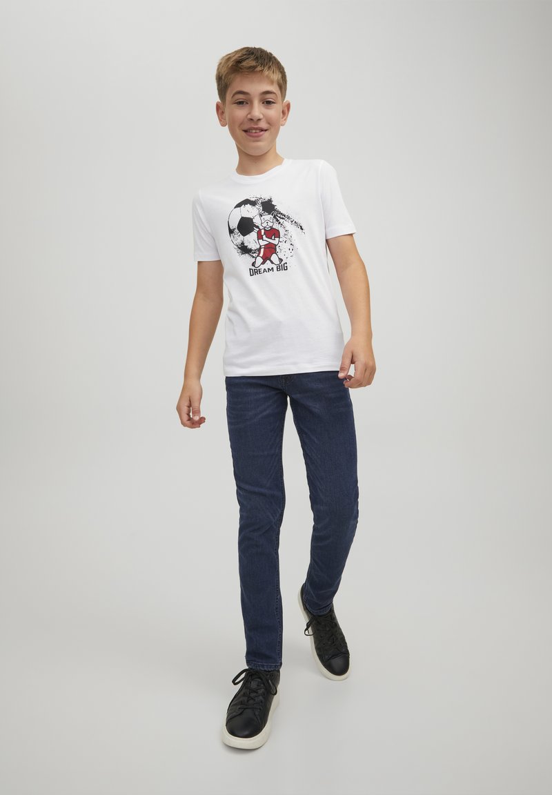 Jack & Jones Junior JJIGLENN JJORIGINAL JNR - Jean slim - blue denim ...