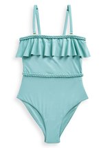 Next PLAITED BANDEAU TUMMY CONTROL SWIMSUIT - Maillot de bain - blue ...