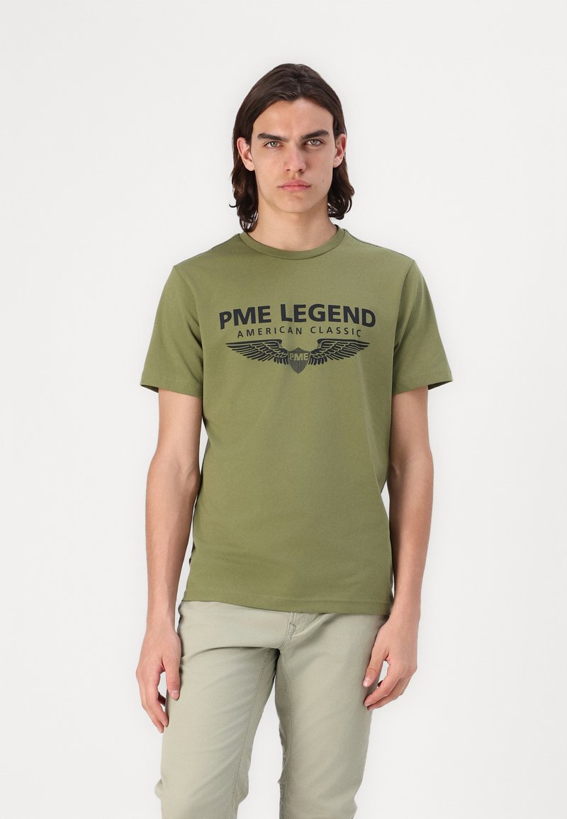 PME Legend AMERICAN CLASSIC LOGO - T-shirts print - loden green/grøn ...