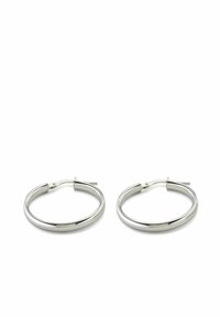 DIAMANT L'ÉTERNEL DOME TUBE FINE HOOP DIAMETER - Orecchini - white gold ...