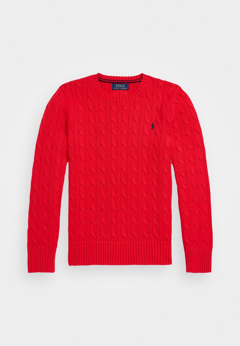Polo Ralph Lauren CABLE - Strickpullover - red/hellrot - Zalando.de