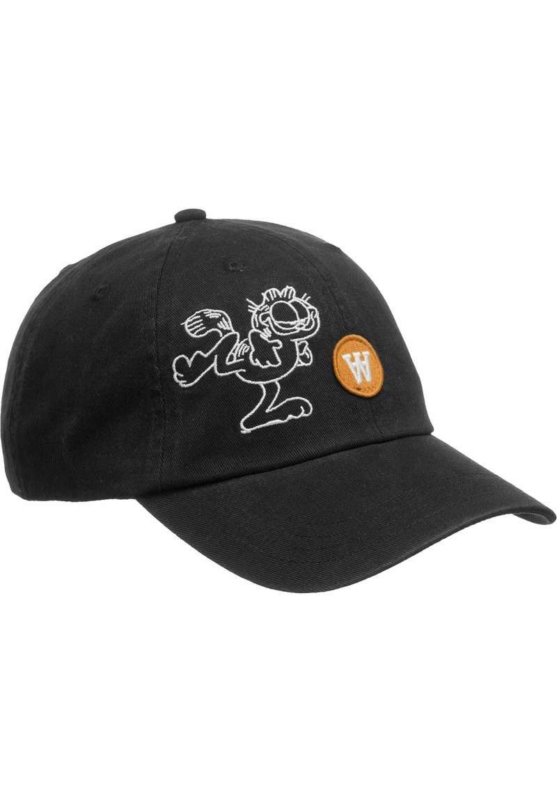 Wood Wood ELI KICK GARFIELD - Cap - black/schwarz - Zalando.de