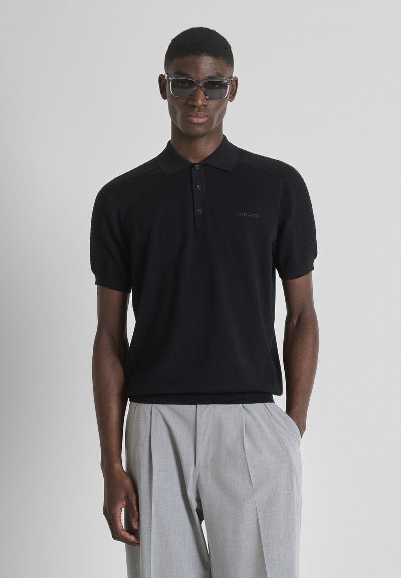 Antony Morato SHORT SLEEVES REGULAR FIT - Polo shirt - black - Zalando