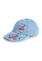 Next EMBROIDERED - Cap - denim floral/blue - Zalando.de