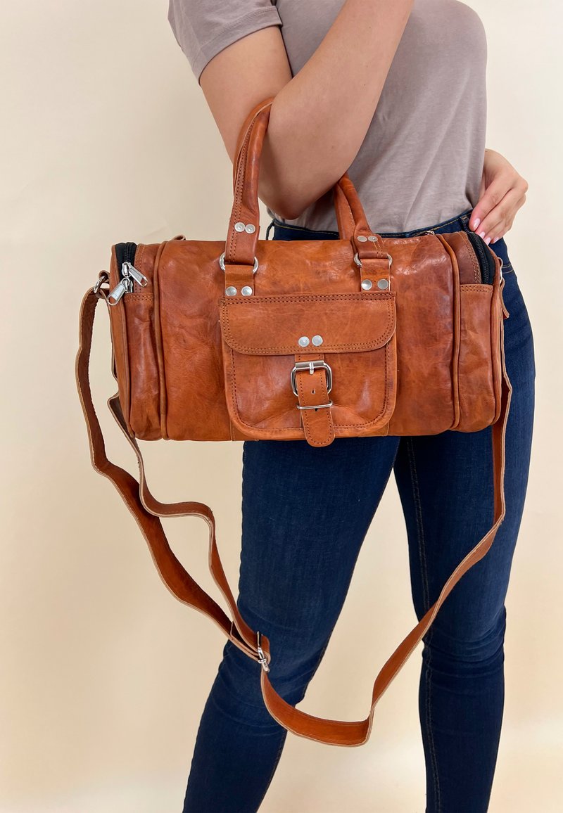 Gusti Leder HARLEY - Sac week-end - braun/marron - ZALANDO.FR