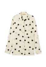Falconeri BEDRUCKTER - Camisa - natürlich black polka dot on butter ...