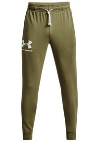 Under Armour RIVAL TERRY - Jogginghose - onyx white/grau - Zalando.ch