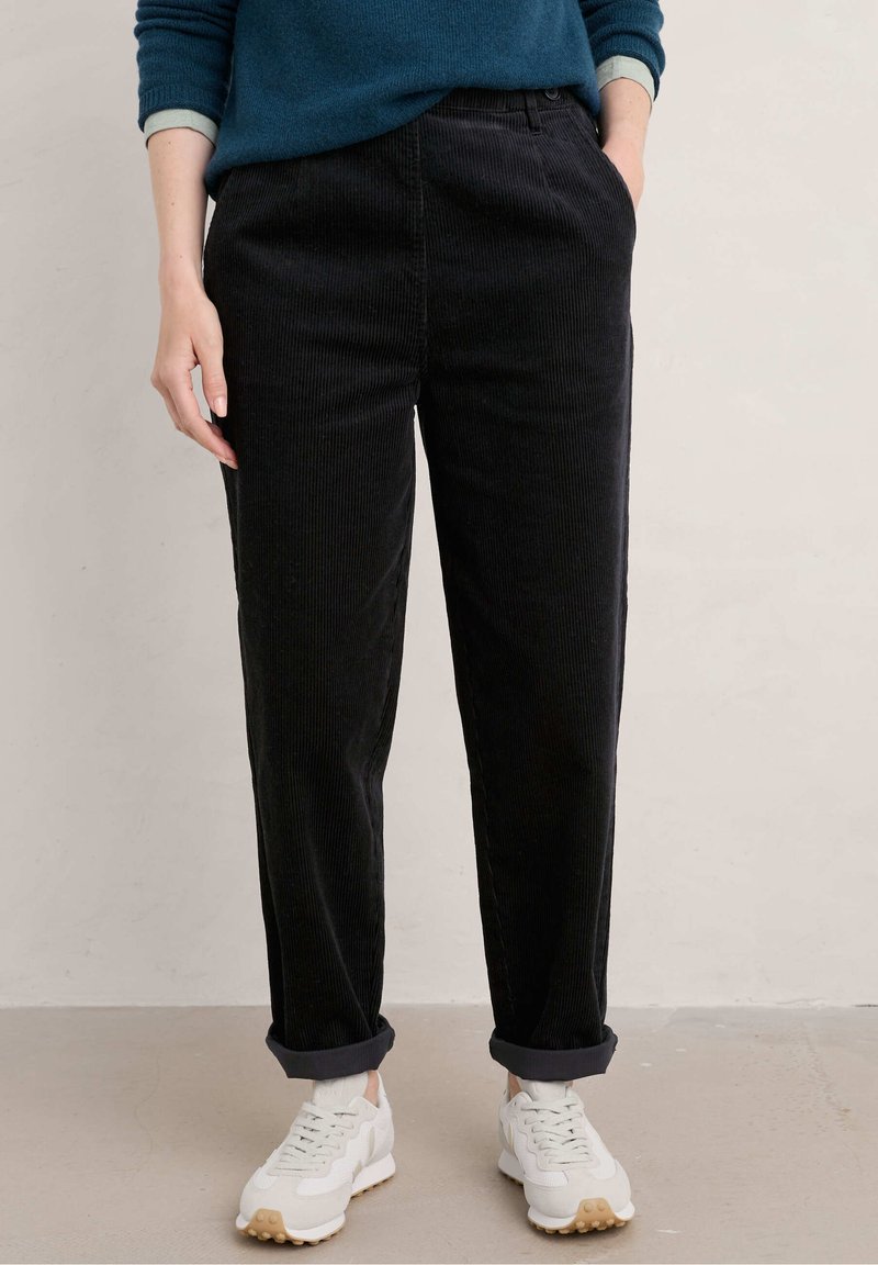 Seasalt Cornwall PORFELL TAPERED - Pantaloni - onyx/nero - Zalando.it