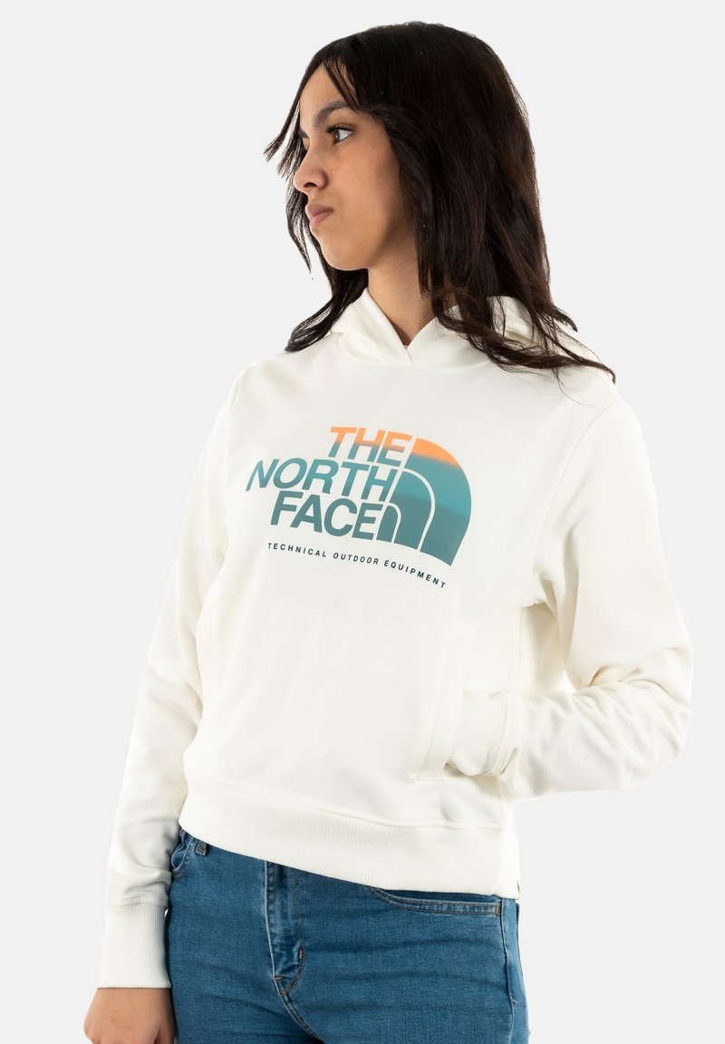 The North Face W D2 GRAPHIC CROP- EU - Sweatshirt - gardenia white/weiß ...