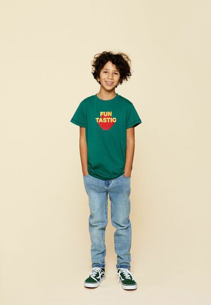 A Monday IN COPENHAGEN FUNTASTIC - T-shirt print - donkergroen - Zalando.nl