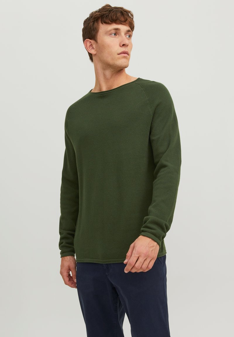 Jack & Jones EHILL CREW NECK NOOS - Strickpullover - mountain view ...