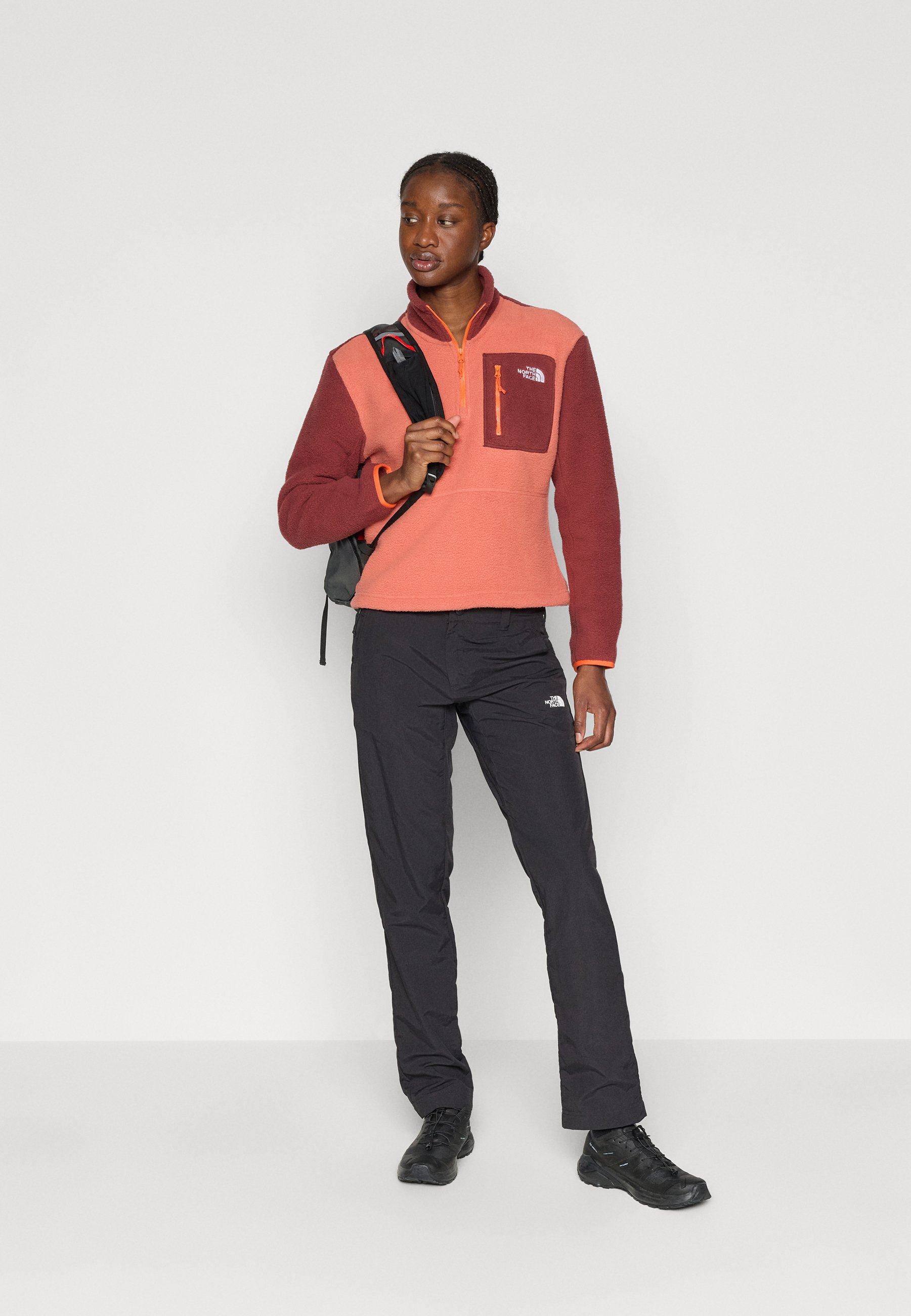 The North Face YUMIORI ZIP - Fleece jumper - mars dust/sumac/solar