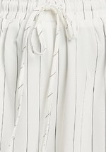 REUX MAXINE - Pantalones - white base black pinstripe/blanco - Zalando.es