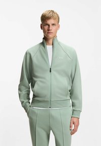 BOSS JOIN SKAZ - Zip-up sweatshirt - open green seventeen/green - Zalando