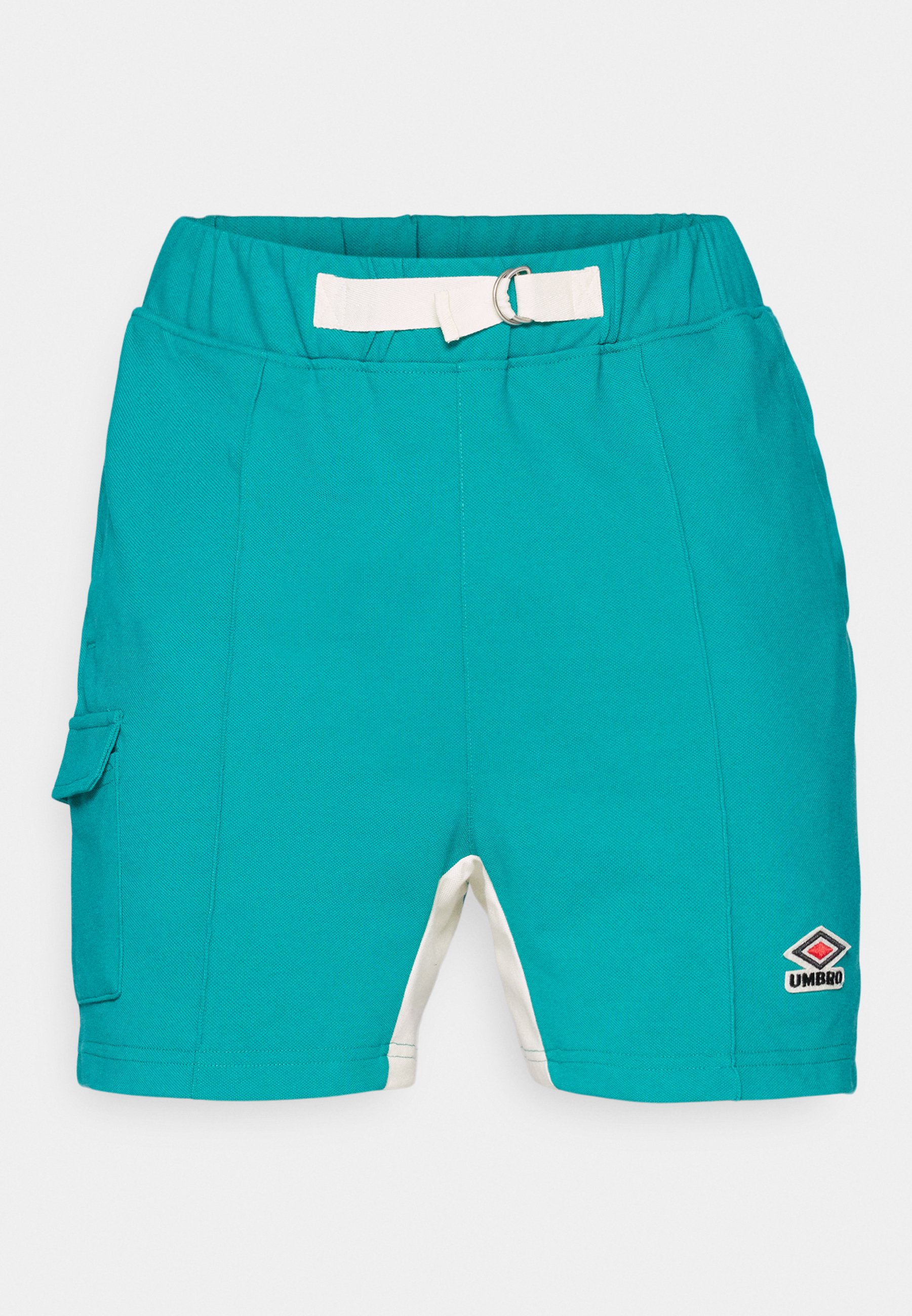 Umbro PANELLED SHORT kurze Sporthose quetzal green papyrus dunkelgrun Zalando