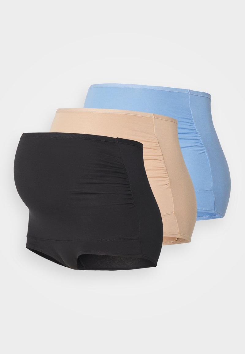 Lindex MATERNITY BRIEFS HIGH 3 PACK - Pants - light blue - Zalando
