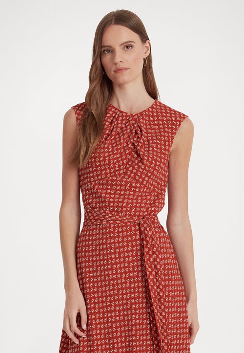 Lauren Ralph Lauren BRYGITKA SHORT SLEEVE DAY DRESS - Jurk - lighthouse navy/blauw - Zalando.be