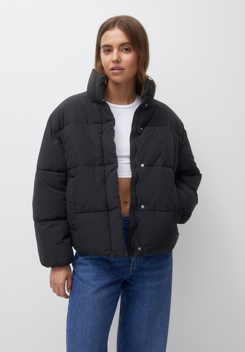 PULL&BEAR PUFFER - Jachetă de iarnă - black/negru - Zalando.ro