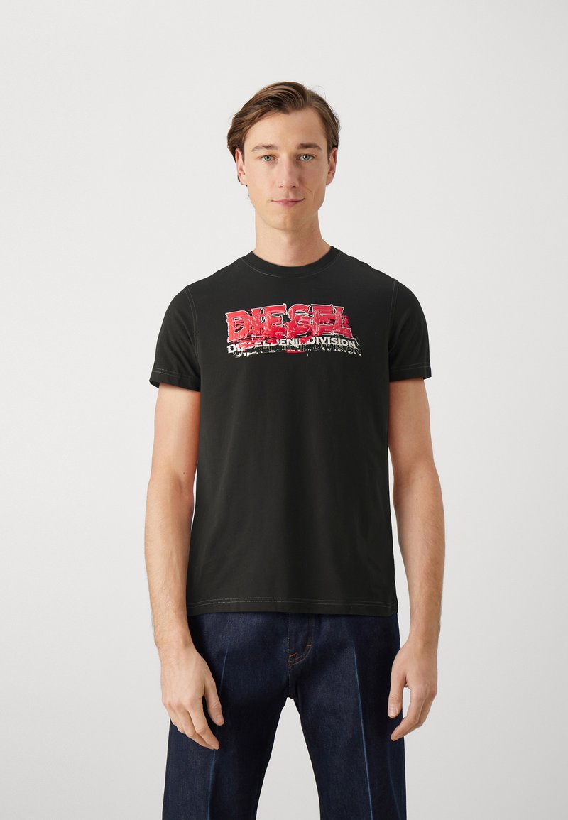 Diesel T-DIEGOR-K70 - Print T-shirt - black - Zalando.co.uk