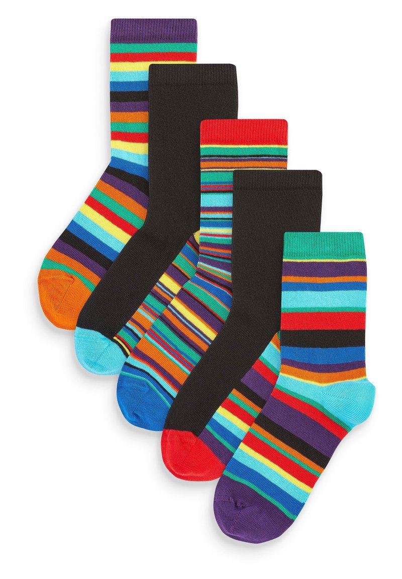 Next 5 PACK RICH - Strumpor - monochrome/svart - Zalando.se