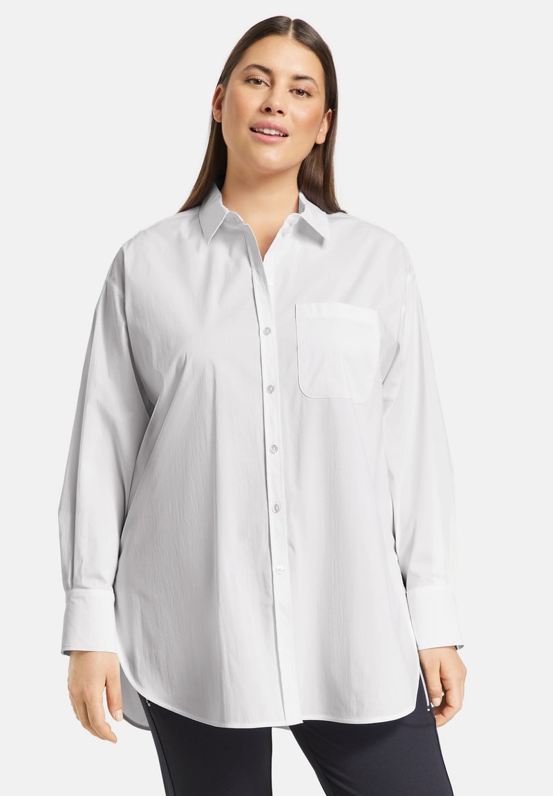 Samoon LANGARM - Camisa - white/blanco - Zalando.es