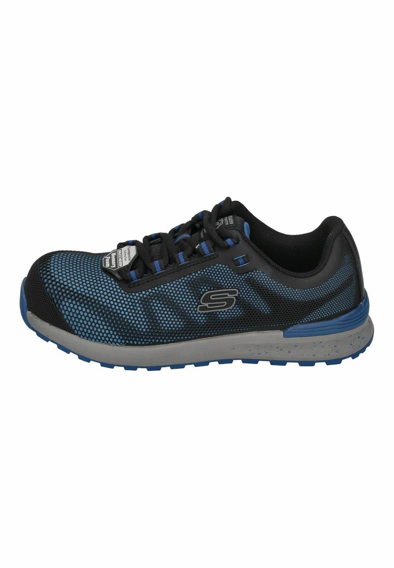 Skechers WORK BULKIN LYNDALE - Sportlicher Schnürer - blue/blau-meliert - Zalando.de