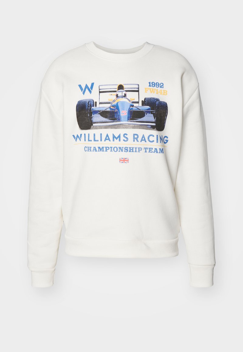 Hollister Co. WILLIAMS F1 CREW - Sweatshirt - jet stream/offwhite ...