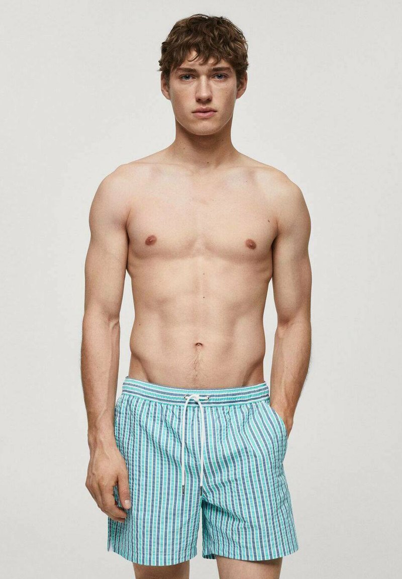 Mango Swimming shorts - blue - Zalando.co.uk