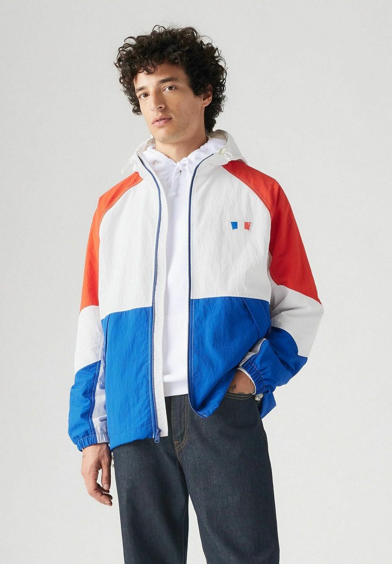 Levi's® ORIGINAL - Windbreaker - white/multi-coloured - Zalando.ie