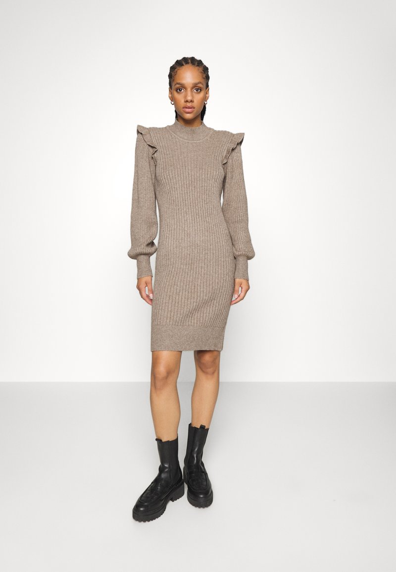 Object OBJDIVA DRESS - Jumper dress - fossil/grey - Zalando.de