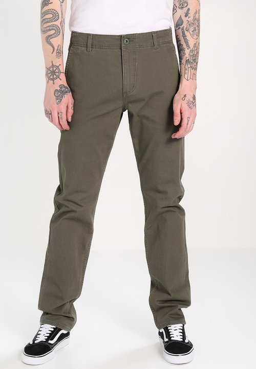 DOCKERS SMART SUPREME FLEX SKINNY - Chinos - deep depths/mørkegrønn ...