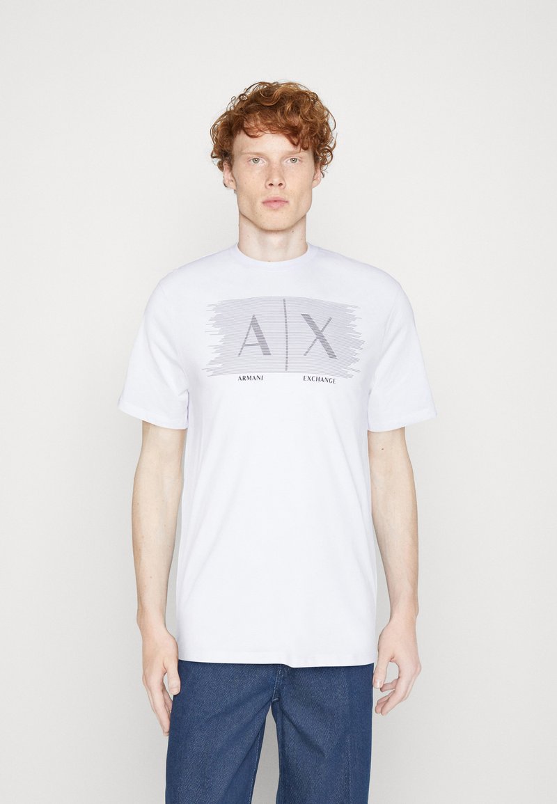 Armani Exchange T-Shirt print - white/weiß - Zalando.ch