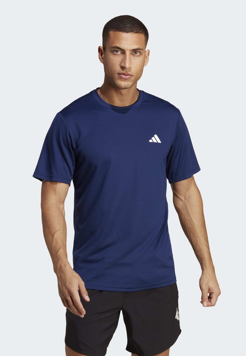 Adidas Performance Train Essentials Sport T Shirt Dark Blue White