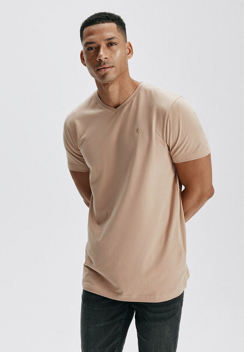 Diverse T-shirt basic/beżowy - Zalando.pl