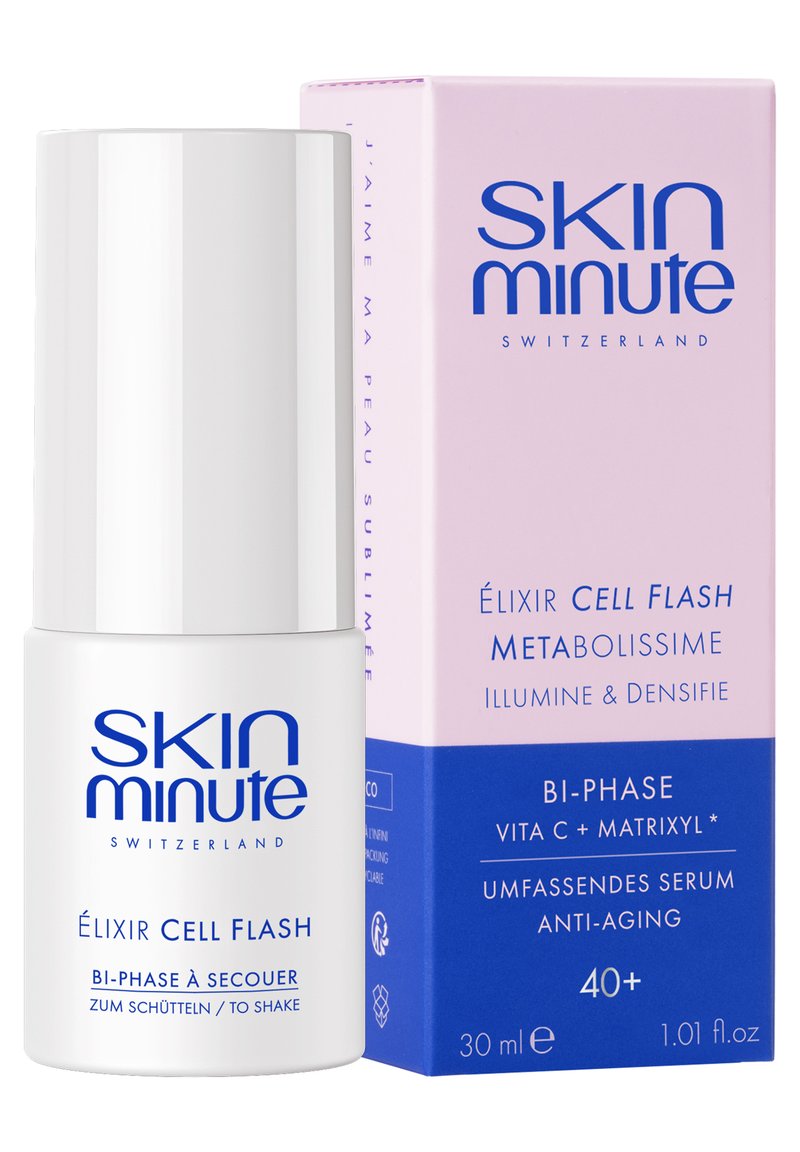 Skin Minute Switzerland ELIXIR CELL FLASH - Serum - blanc/rose/bleu/weiß - Zalando.ch