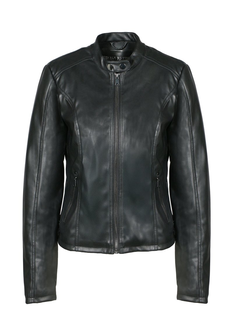 Freaky Nation T-GLANCY-C - Kunstlederjacke - black/schwarz - Zalando