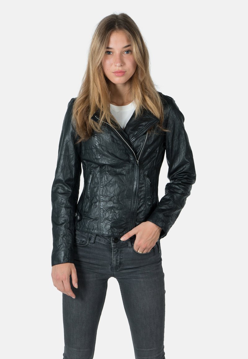 Freaky Nation Kurtka skórzana - Zalando.pl