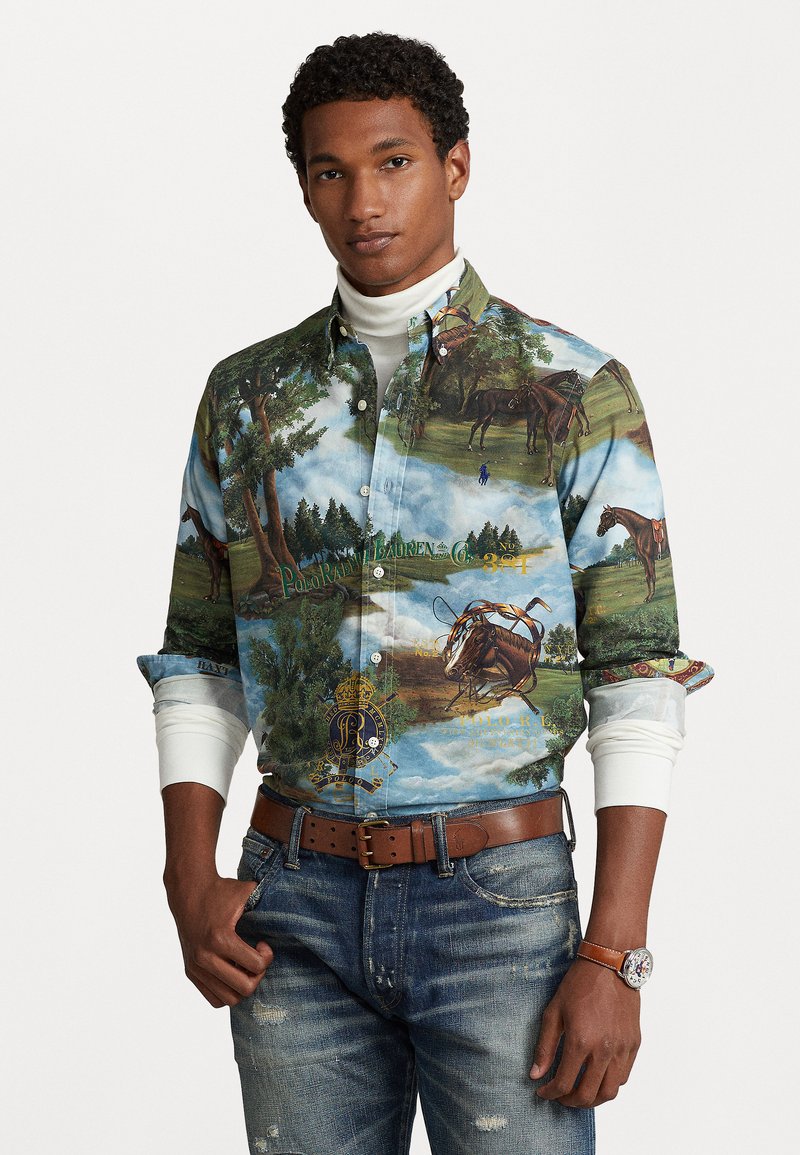 Polo Ralph Lauren LONG SLEEVE - Overhemd - morgan scenic/meerkleurig ...